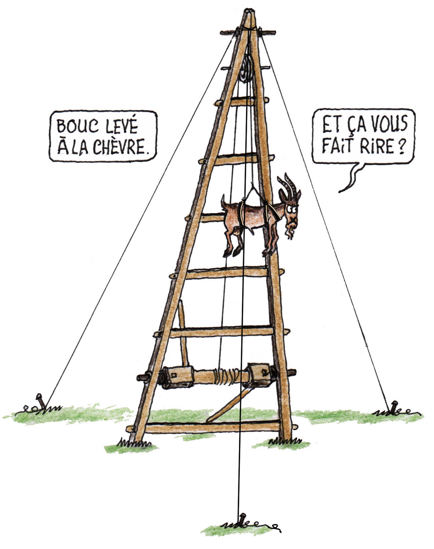 Le bestiaire du chantier – LA CHARPENTE DES DEUX OURS